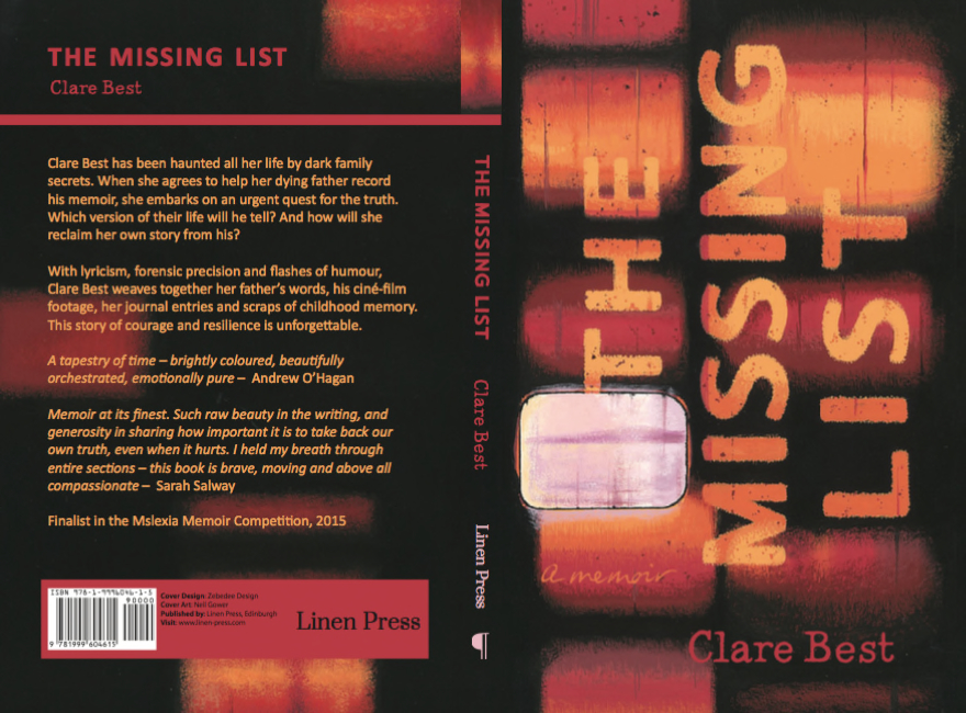 The Missing List – a memoir – Clare Best